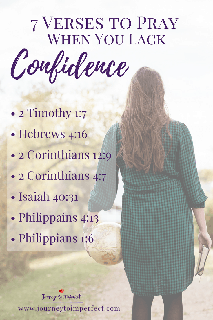 7 Verses for When You Lack Confidence | Journey to Imperfect
