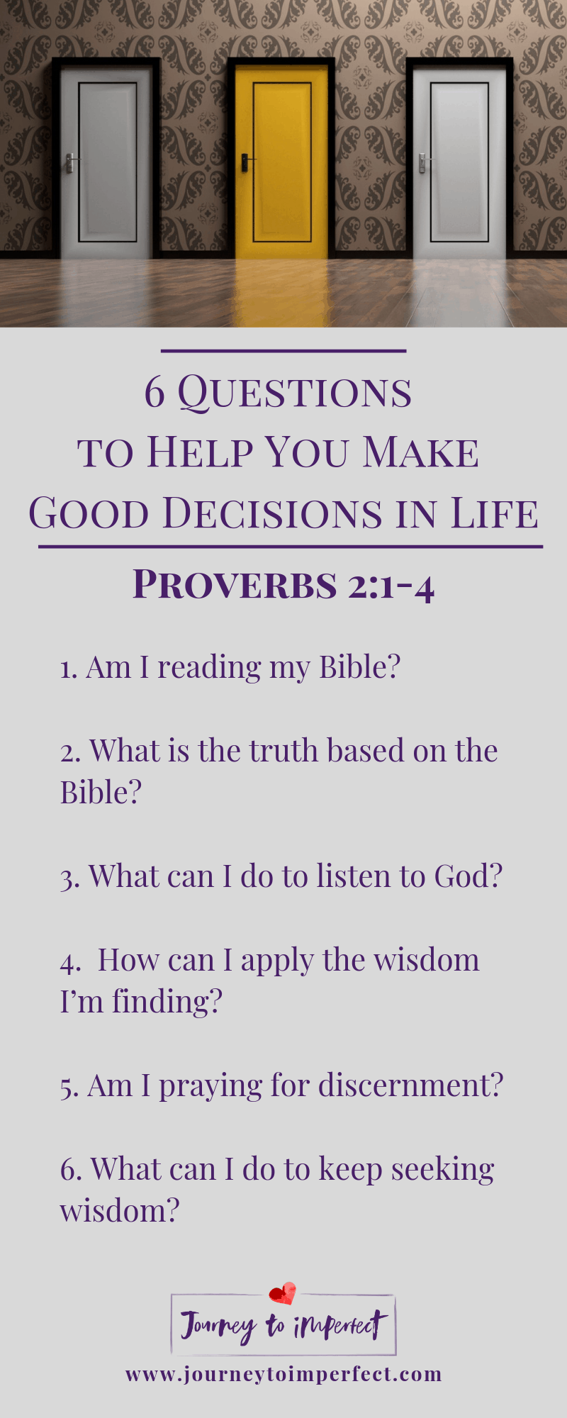 Questions to Help You Make Good Decisions in Life-2 | Journey to Imperfect